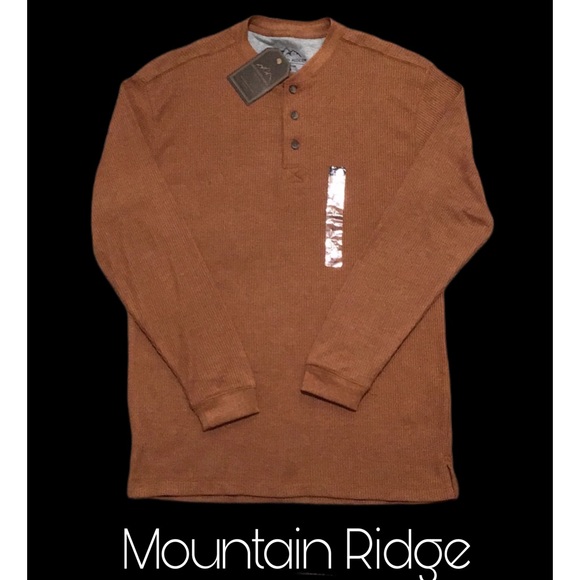 Mountain Ridge | Shirts | Nwt Mountain Ridge Explorer Life Henley Tee ...